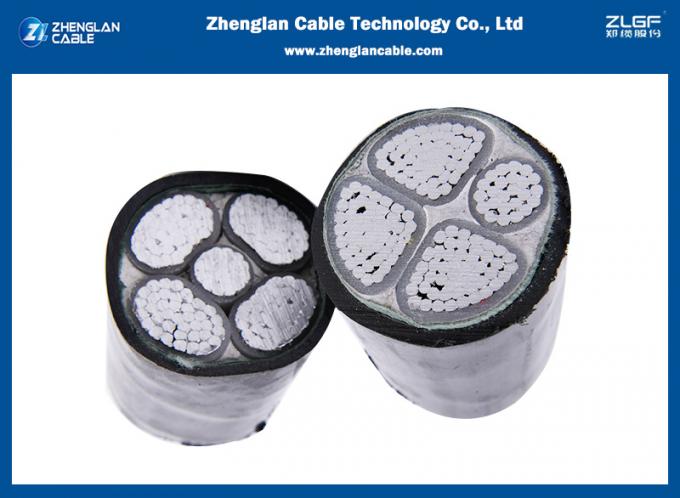 1.1kv NA2XY Aluminum LV Power Cable 4x16mm2 IEC60502-1