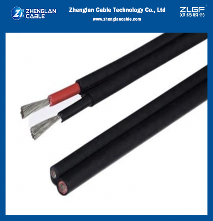 DC 1.5KV PV1-F Solar Pv Cable XLPE / XLPO Wire 4mm2 6mm2 For Solar Panel
