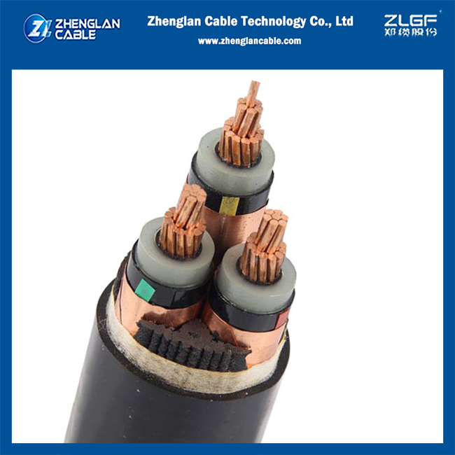 6.35/11kv N2XSY Power Cable Xlpe Insulated Unarmored Copper Cable DIN ...
