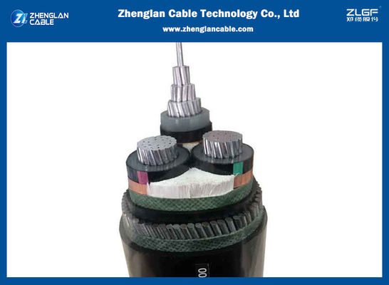 12.7/22kv 3x95mm2 Armored Aluminum Medium Voltage Power Cables BS 6622 ...