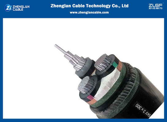 19/33kv 3x120mm2 SWA aluminium armored cable MV Underground Cable BS ...