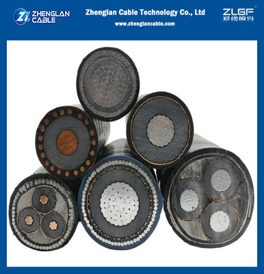 Medium Voltage Power Cables MV18/30kV XLPE Single / Three-Core Copper ...