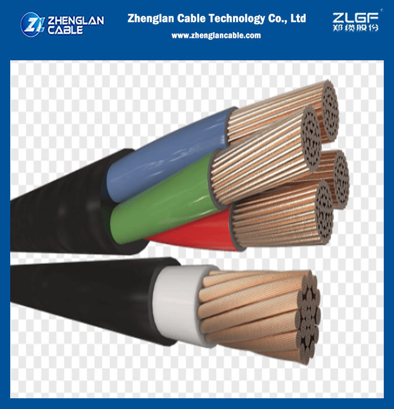 0.6 / 1kV Multi Core Copper Armored Cable Underground XLPE / PVC Power
