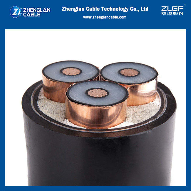 Copper Power Cable 3core MV XLPE Insulated IEC60502-2