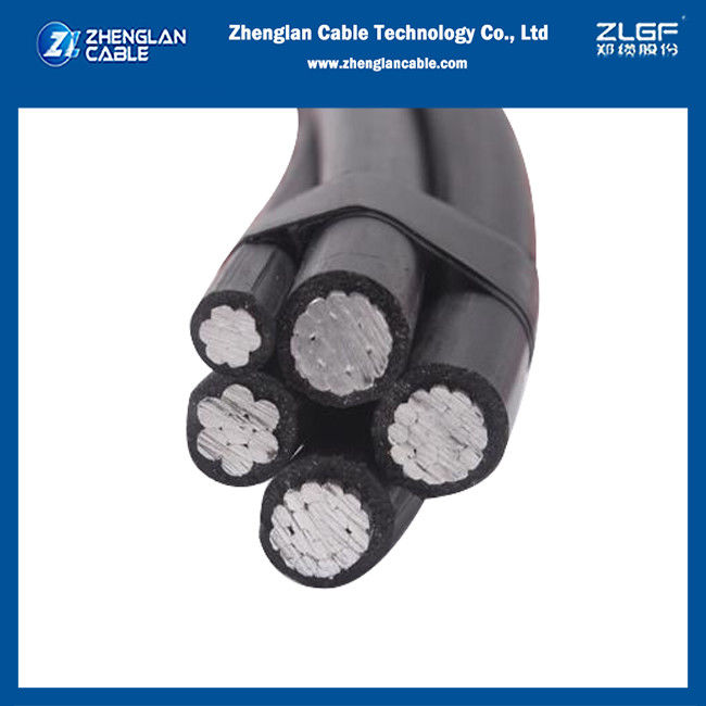 LV ABC Cable AAC Covered With XLPE Insulation AAAC Supported Aerial ...
