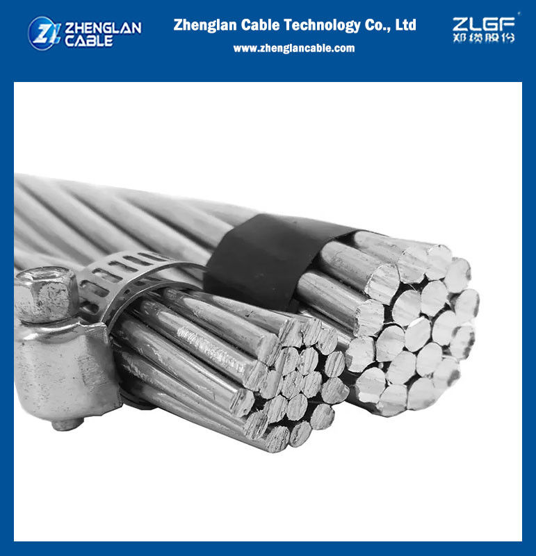 Line Bare Conductors Overhead Transmission Cable AAC / ACSR ASTM B231 ...