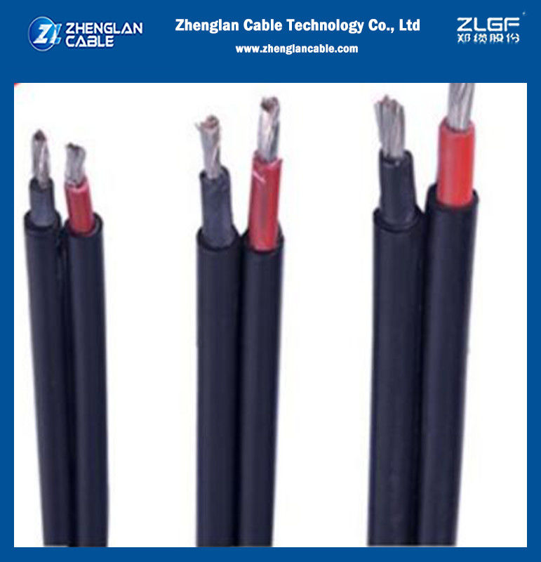 IP68 Waterproof Copper Solar PV Cable 1500V Twin Extension With ...
