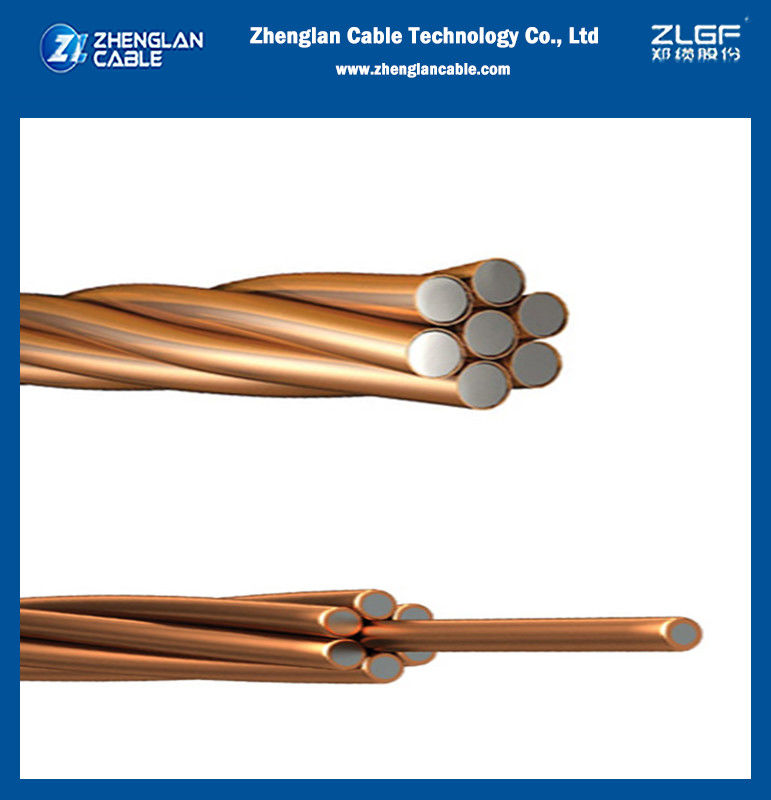 ASTM B227 Copper-Clad Steel For Bonding & Grounding 21%IACS - 45%IACS ...