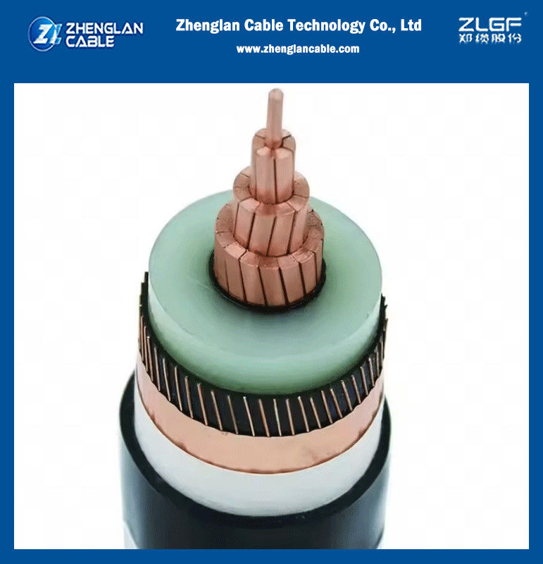 12/20kV Single Core XLPE Cable Copper/Aluminum N2XSY NA2XSY Medium Voltage PVC Outer sheath DIN ...