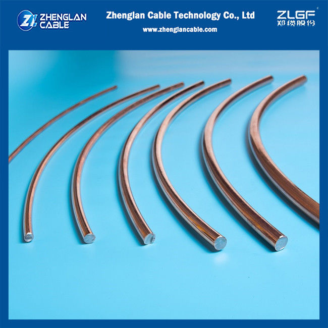Copper Clad Steel Conductor 4AWG(1/5.19mm) HS 40% Conductivity ASTMB910 ...