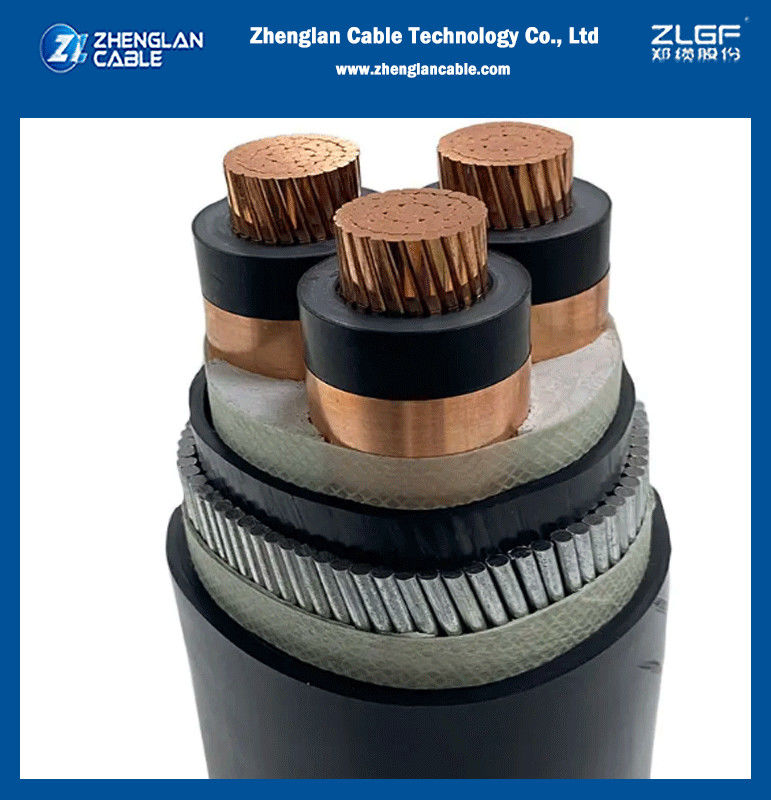12.7/22kV XLPE Medium Voltage Cable Low Smoke Halogen Free Armoured ...