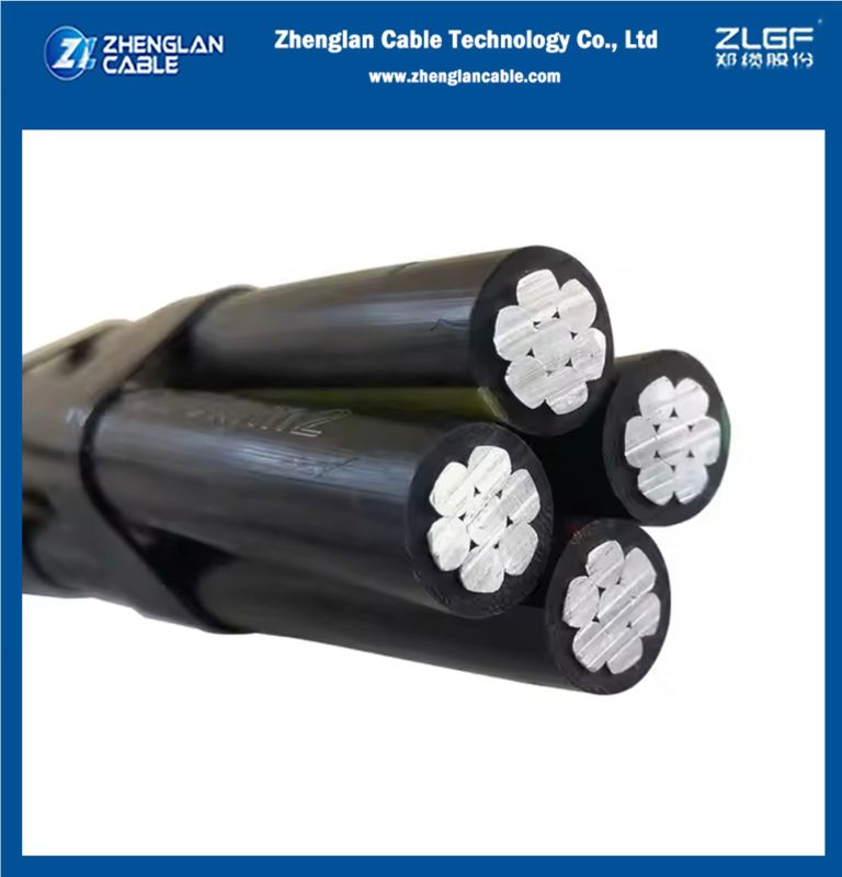 0.6/1kv Overhead Insulated Cable AAC/XLPE+AAAC/XLPE 3Cx50+1x50sqmm ABC ...