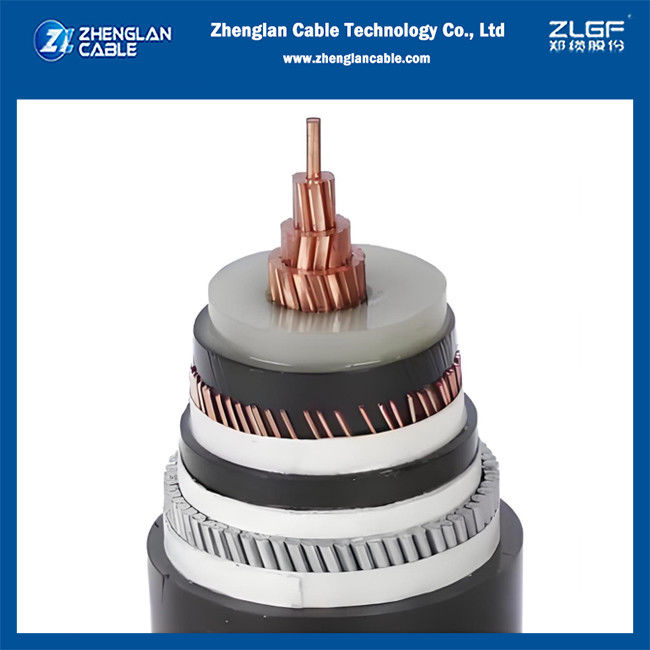 8.7/15kv Medium Voltage Power Cable AWA Armored Cable 1x120/16mm2 Cu/SC ...
