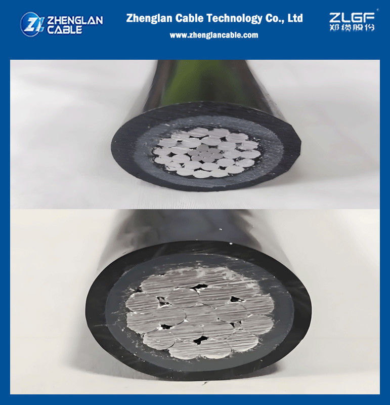 15KV 25KV 35KV Rated Voltage Overhead Insulated Cable With Black Inner ...