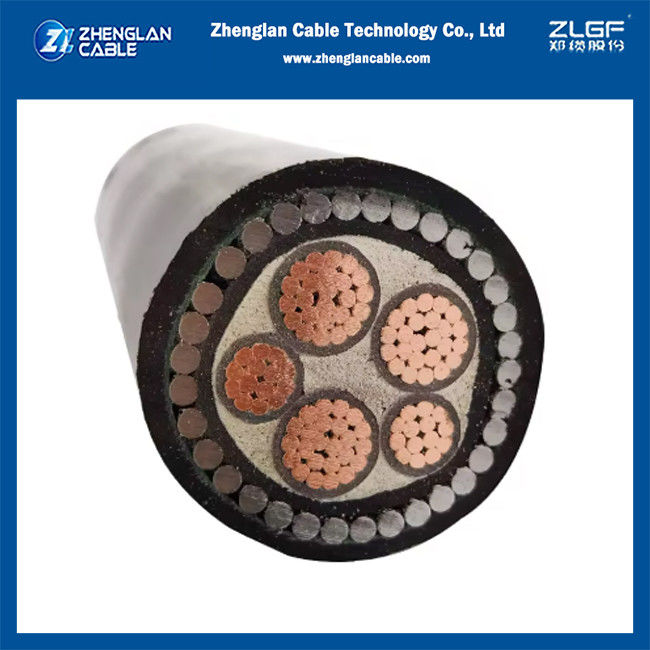 0.6/1kv XLPE Insulated SWA Armored Cable 3+2core Cu/xlpe/pvc/swa/pvc ...
