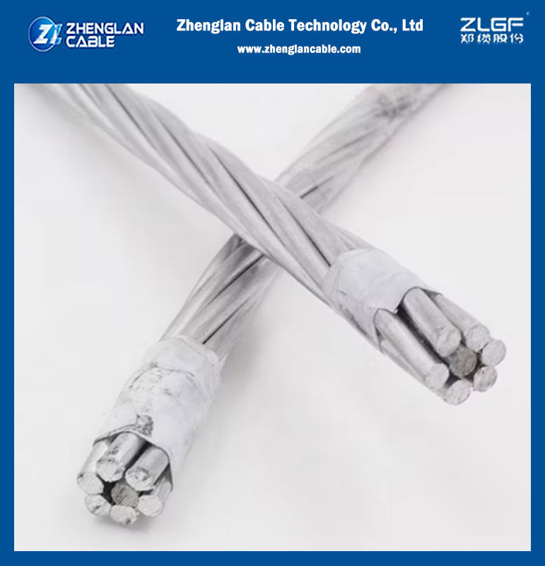 100mm2 AAC Wasp Bare Conductor BS 215-1 For 33kV Distribution Line 7/4.39mm