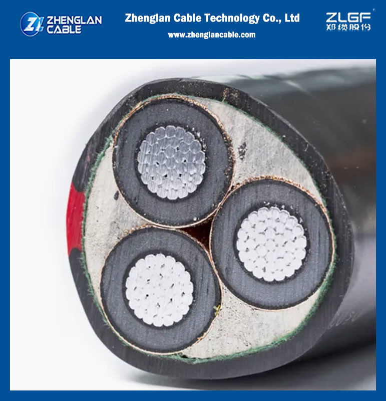 11kv 15kv 20kv 33kv 35kv Medium Voltage Power Cable 3 Core Copper Aluminum Conductor XLPE ...