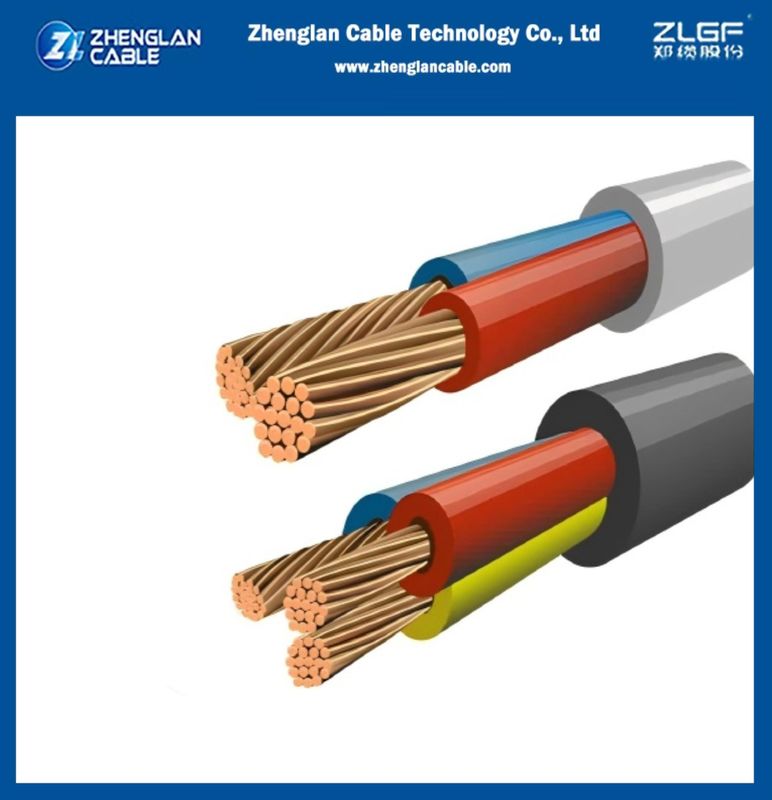 Low Voltage CU/XLPE/PVC 3x16sqmm Single Core XLPE Insulated PVC Sheath Copper Conductor Cable ...