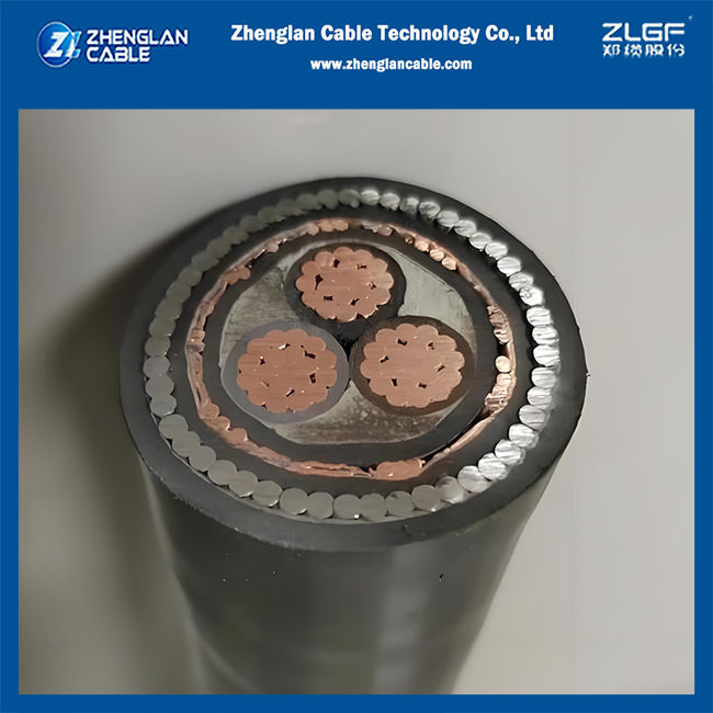 1KV SWA Armored Multicore Power Cable 3x185mm2 N2XRY IEC60502-1