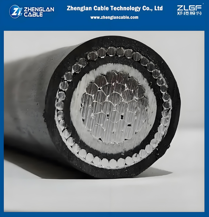 Medium Voltage power cable aluminum wire armoured cable 0.6/1kv AL/XLPE/PVC/AWA/PVC 1x400mm2 ...