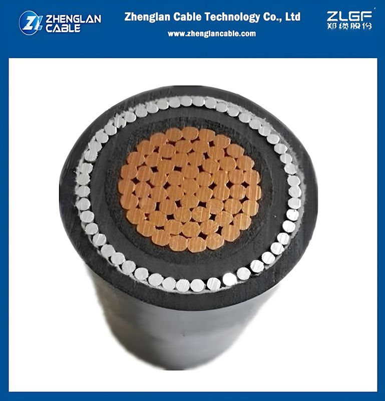 19/33kv Medium Voltage Power Cable AWA Armored Cable 1x240mm2 CU/SC ...