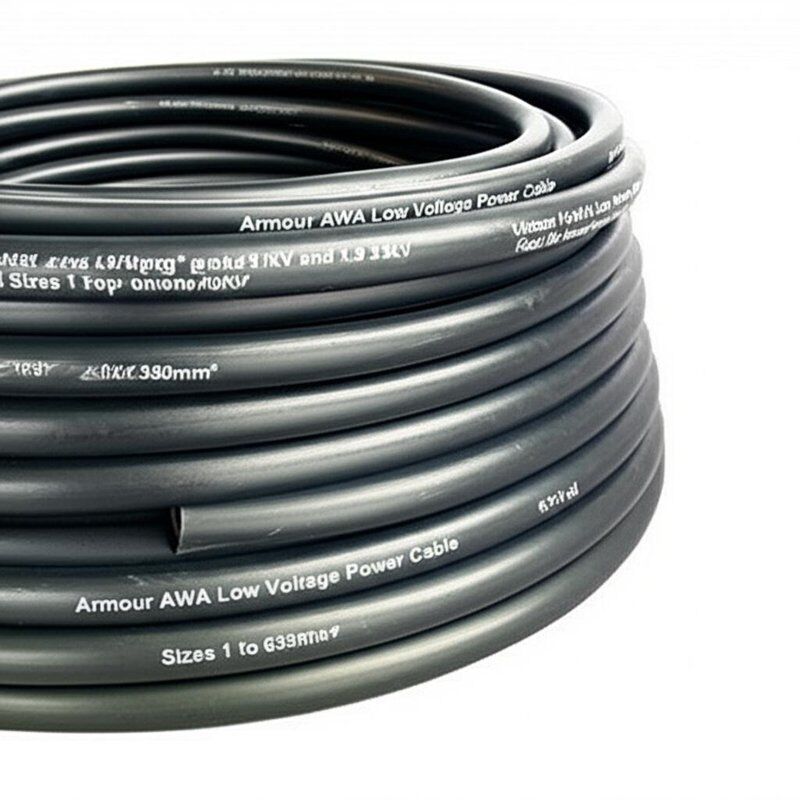 Armour AWA Low Voltage Power Cable Voltage Rating 0.6 1kV and 1.9 3.3kV ...