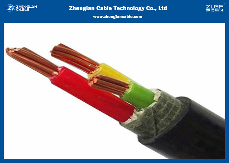 3 Cores Low Smoke Low Halogen Cable , 0.6/1KV Low Voltage Electrical ...