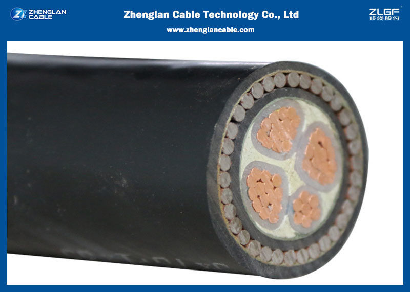 0.6/1KV Low Smoke Zero Halogen Cables / Four Cores Armoured Power ...