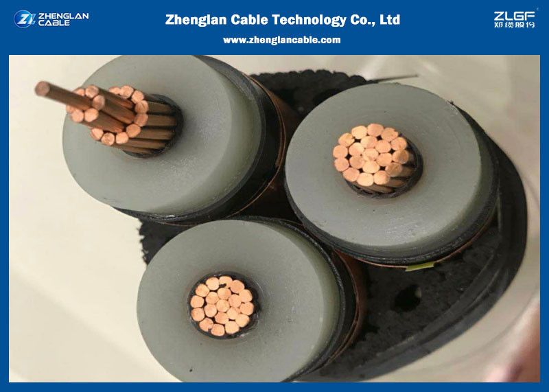 Nominal Section：25~400mm² 3.6/6KV 3C MV Power Cable ,(Unarmoured) （CU ...