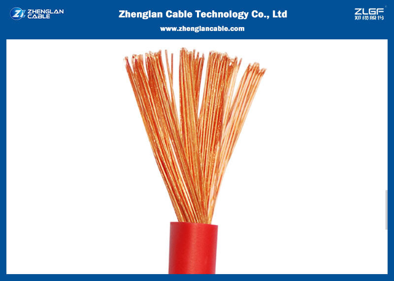 300 / 500V Single Core Building Wire And Cable PVC Insulation Flexible ...