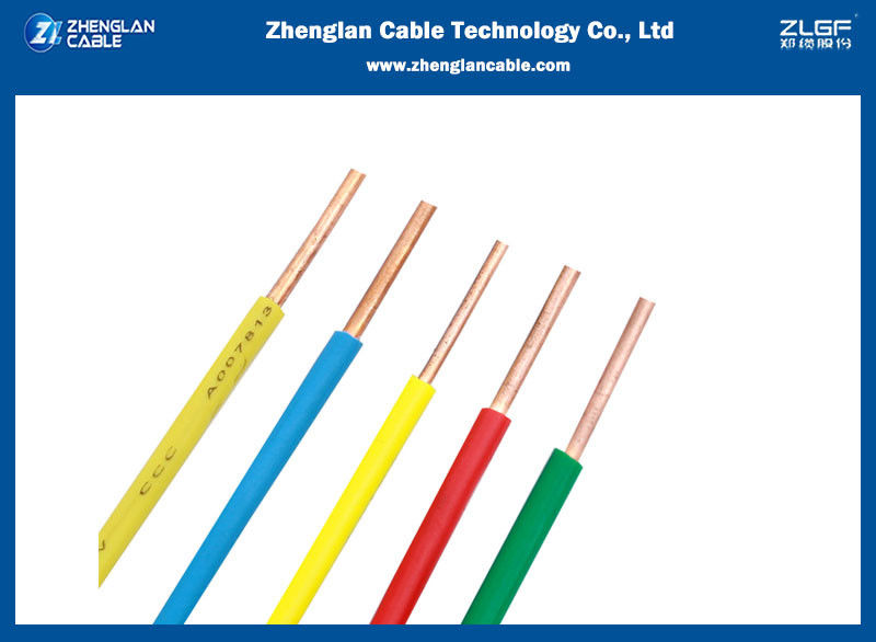 Light Weight PVC Insulated Building Wire And Cable Single Solid Core Design