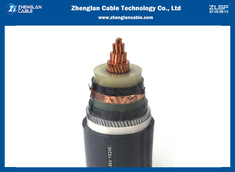 8.7/10KV Single Core Armoured MV Power Cable IEC60502 （AL/CU/XLPE/LSZH ...