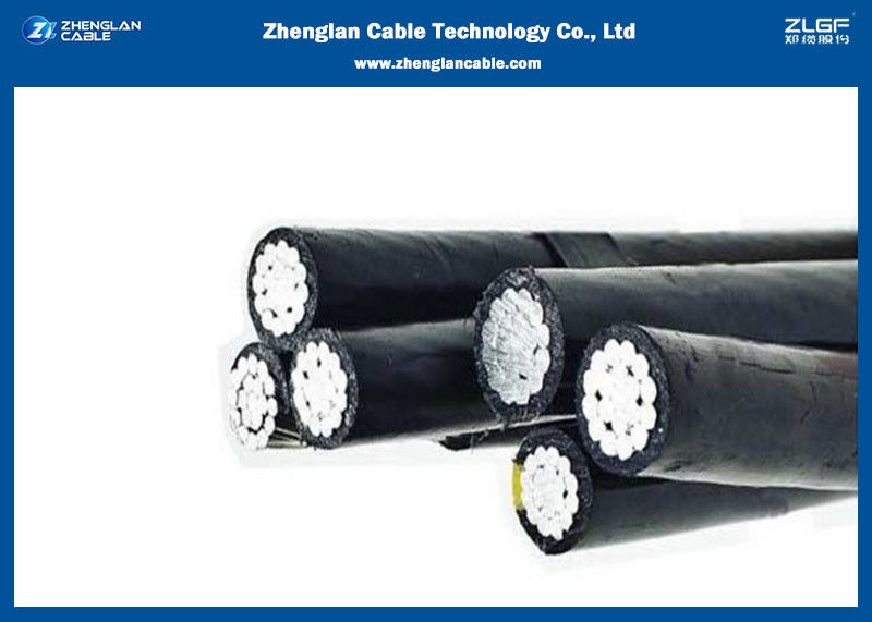 Duplex / Triplex / Quadruplex Service Drop Cable Overhead Insulated ...
