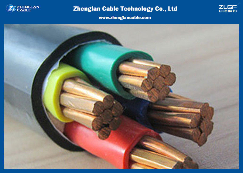 0.6/1kv 4 core Cu Xlpe Pvc Unarmored Fire Resistant Power Cable
