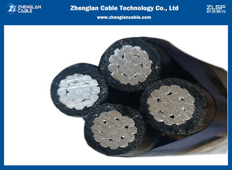 AAC Conductor XLPE Fully Insulated 1kv Four Core ABC Cable