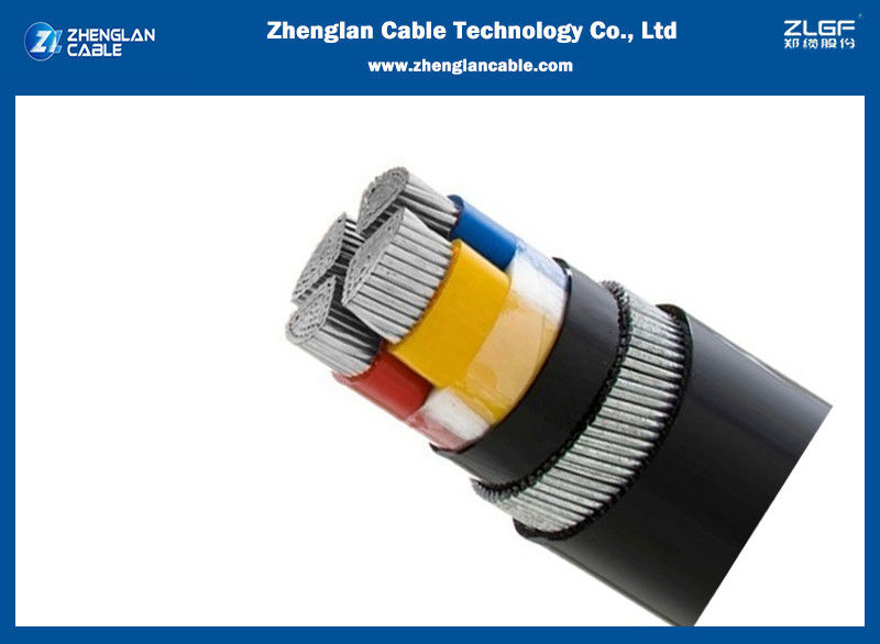 1.1kv Swa Armored Aluminum Low Voltage Power Cable Underground 4x25mm2 ...