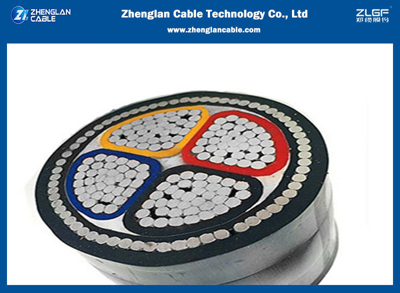 Armoured 4C Low Voltage Power Cable PVC/XLPE Insulation Nominal Section ...