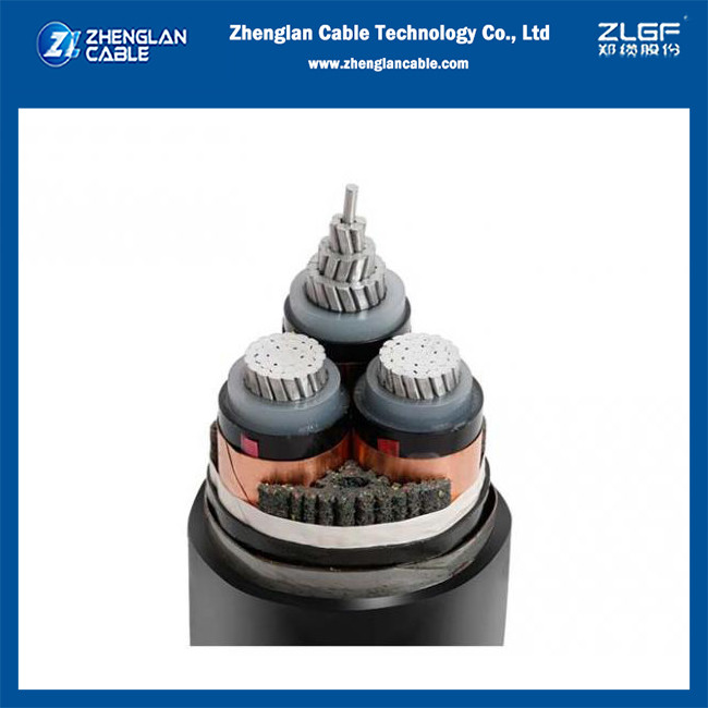 21/35kv NA2XSBY Medium Voltage Power Cables AL/sc/xlpe/sc/cts/pvc/sta ...