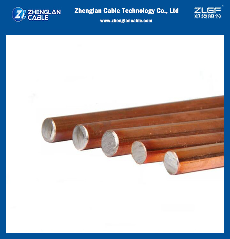 CCS Copper Clad Steel Wire Strand Conductor ASTM B228 8mm Copper Clad Steel
