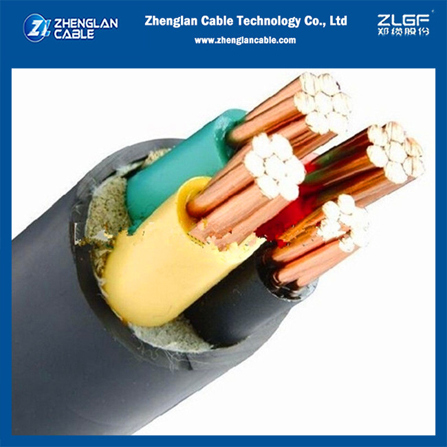 1kv Cu / PVC / PVC NYY Power Cable LV Power Cable 4x50mm2 IEC60502-1