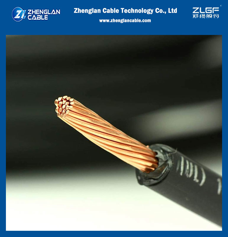 10 AWG PV Wire Solar Photovoltaic Wire 2KV Adapted To PV Systems Black ...