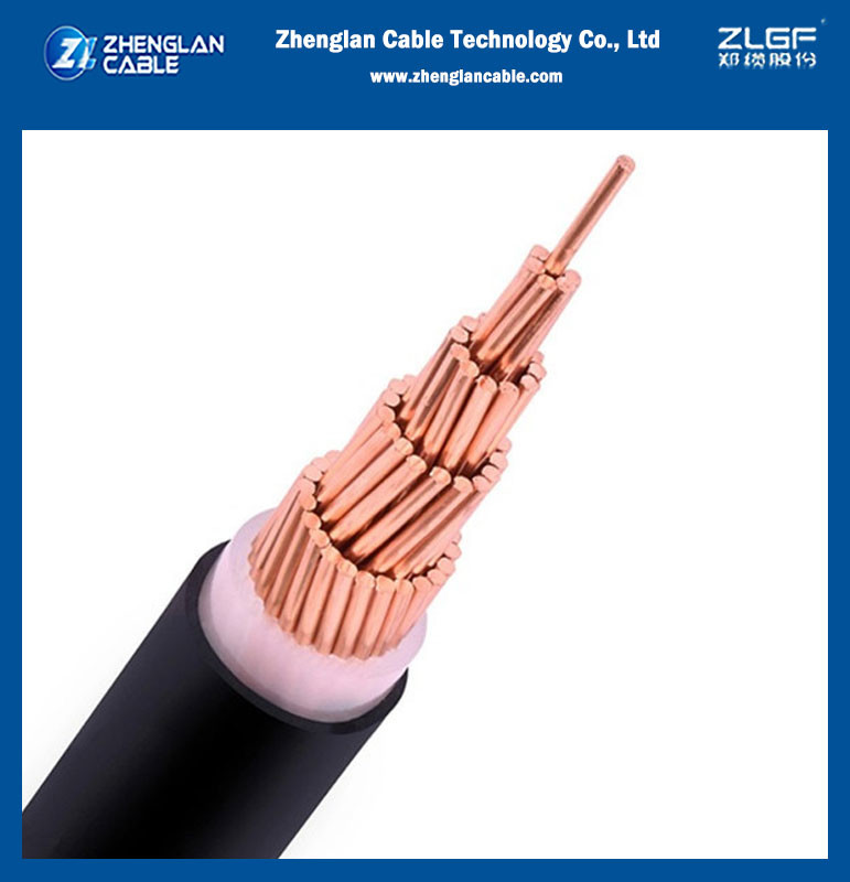 Single Core XLPE Insulated PVC Sheathed Unarmoured Copper Cable 0.6 ...