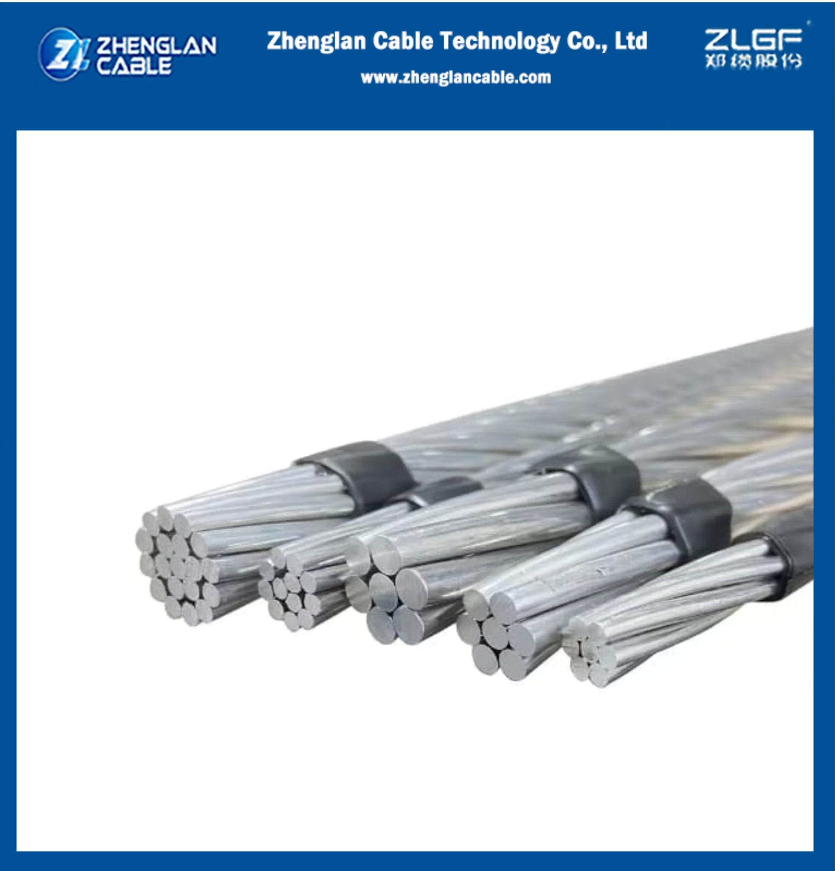 AAAC 95mm2 19/2.5mm All Aluminum Alloy Conductor Bare Conductor DIN ...