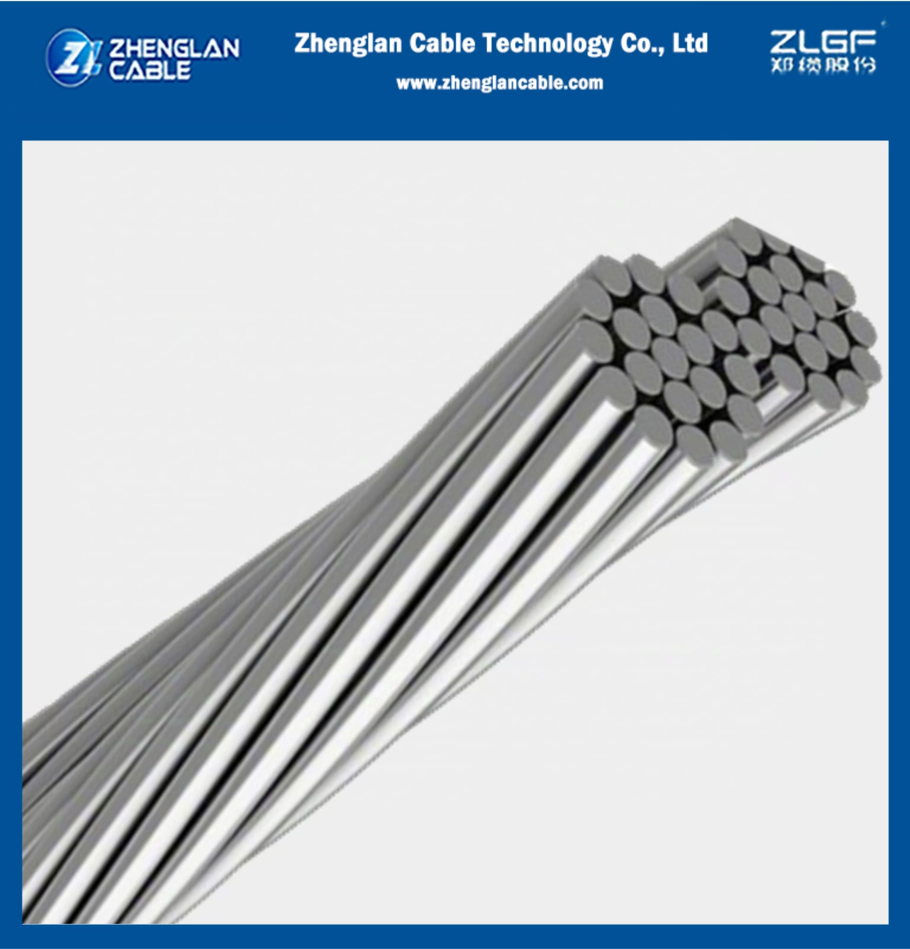 AAC 100mm2 19/2.59 All Aluminum Conductor AAC Conductor Bare Conductor ...