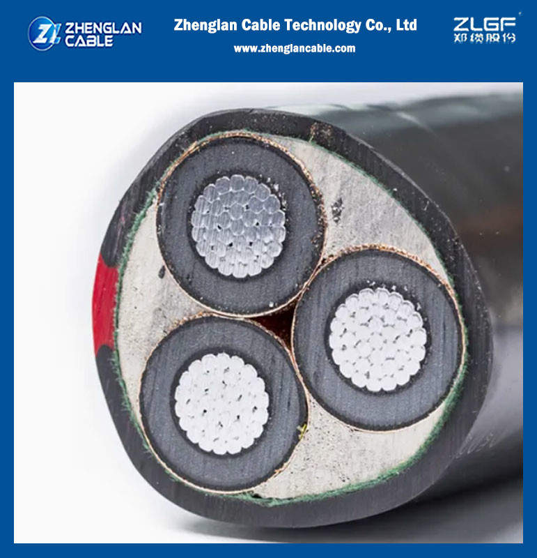 11kv 15kv 20kv 33kv 35kv Medium Voltage Power Cable 3 Core Copper Aluminum Conductor XLPE ...