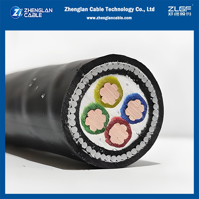 Low Voltage Power Cable NYRGBY Cable Cu/pvc/pvc/swa/pvc 4x16mm2 IEC60502-1