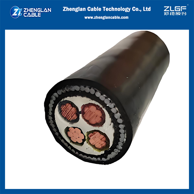 Insulated Cables 1KV RVMV-R Cu/xlpe/pvc/swa/pvc 3x50+1x25mm2 BS5467