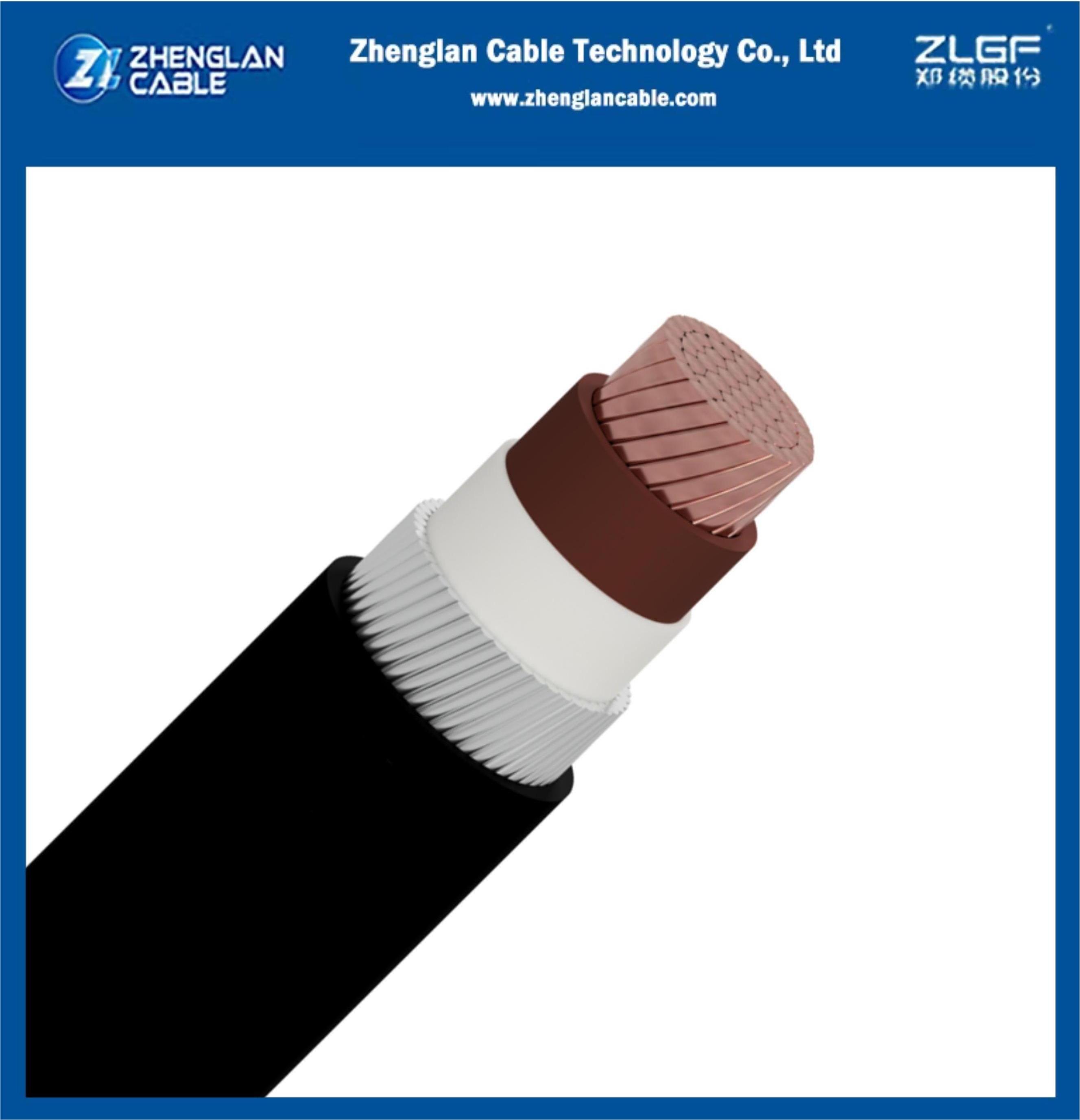 0.6/1kv Low Voltage Single Core Cable CU/XLPE/AWA/PVC 1X630mm2 Aluminum ...