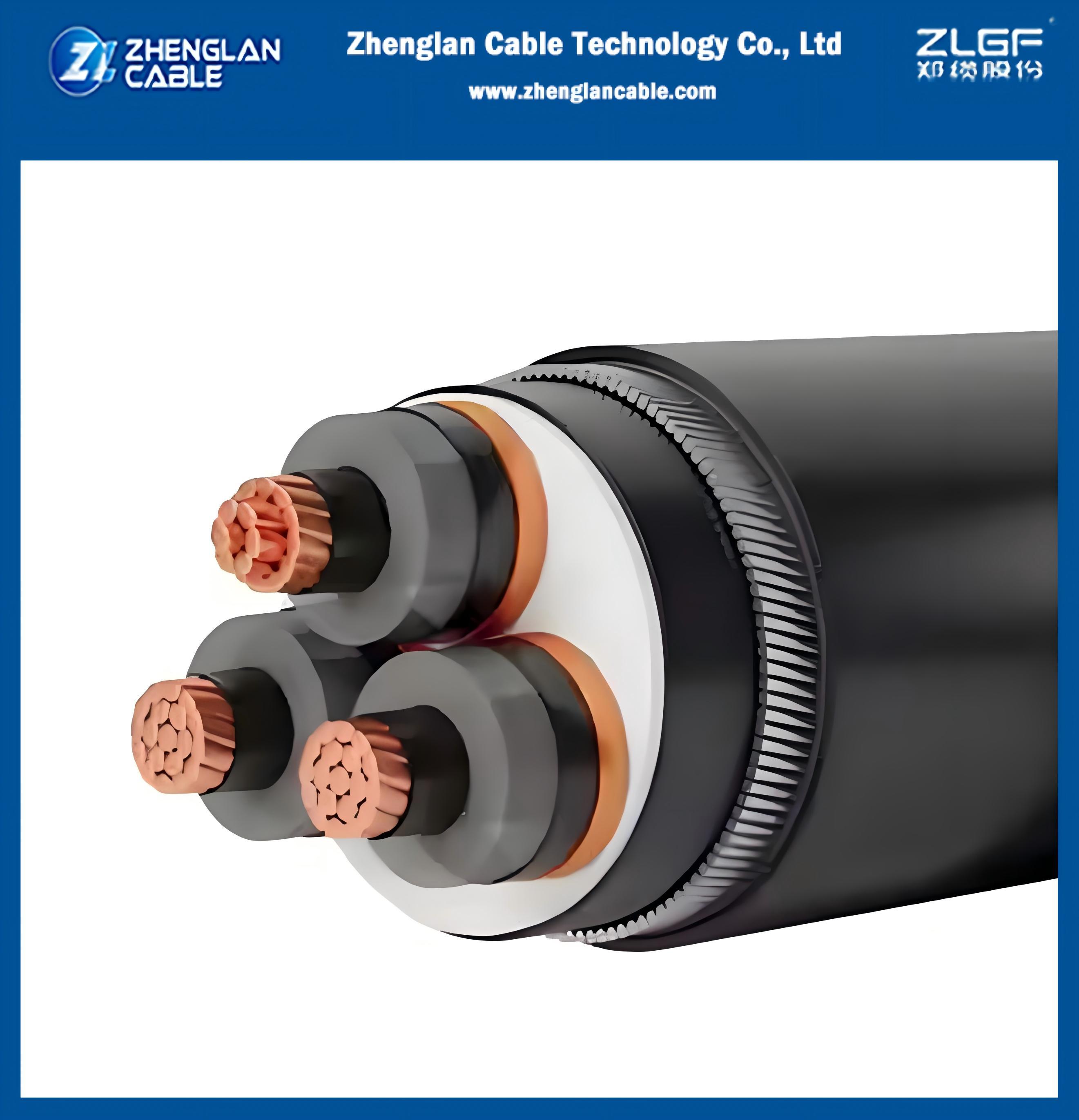 0.6/1kv Low Voltage Underground Cable Copper Conductor SWA armored CU ...