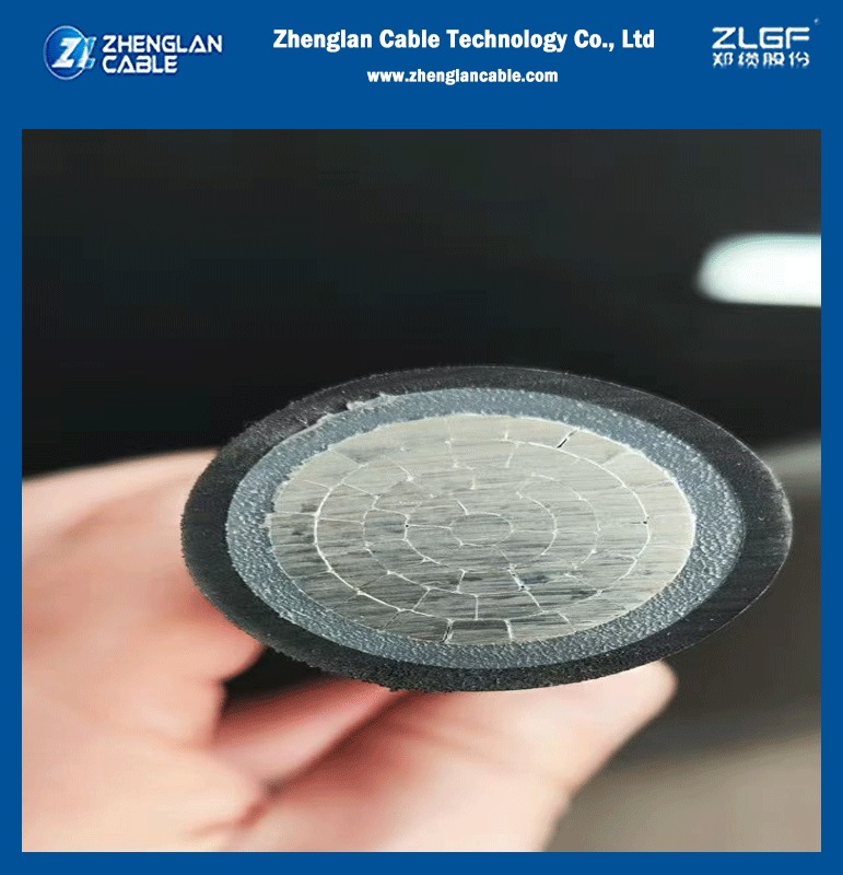 XLPE Outer Sheath Phase Conductor Circular stranded rounded compacted ...